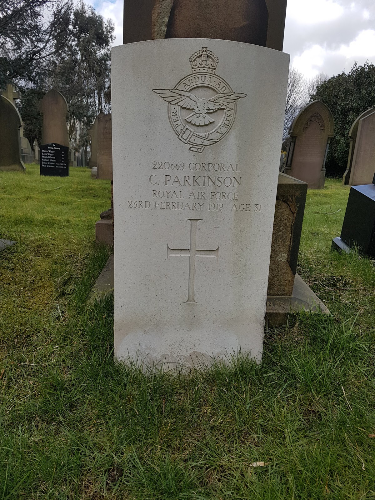 War Graves and Memorials: Stockport Cemetery and Crematorium.