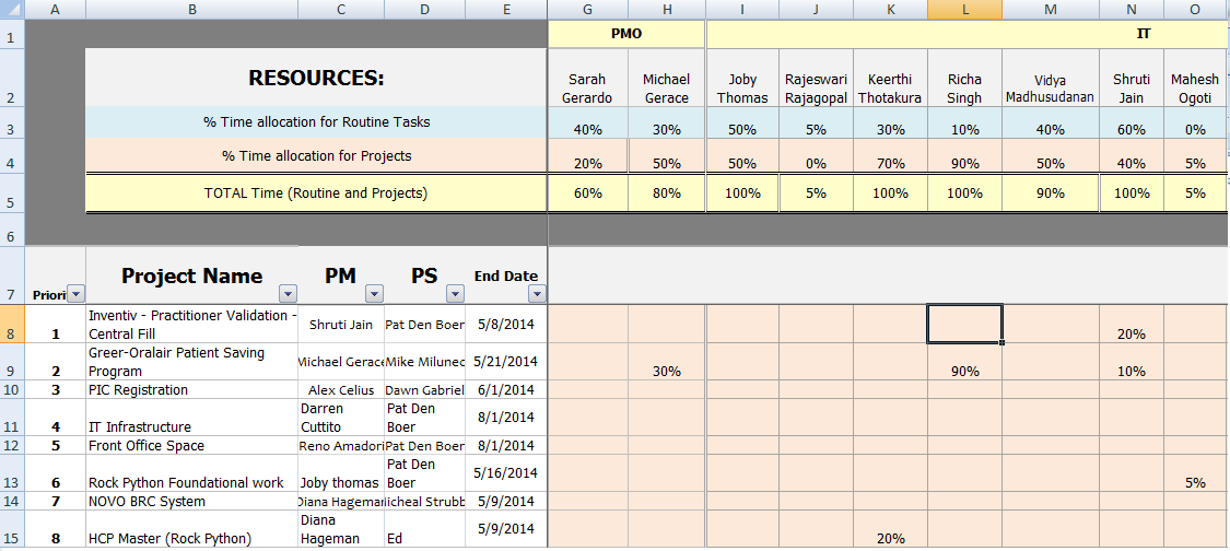 Round Table Project Management: PMO Creation - Week 11