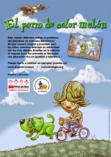 Creación del libro y de la campaña de concienciación "El perro de color ...