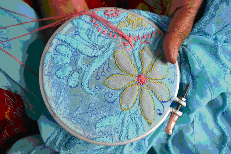 Chikankari Embroidery : February 2017