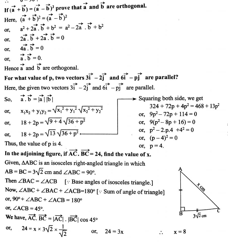 OPTIONAL MATH IMPORTANT QUESTIONS SEE-2075 - Questions and solutions