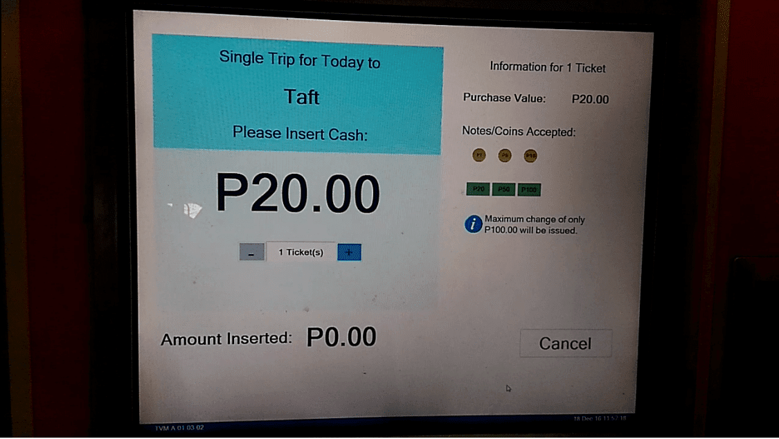 Guide on How to Buy Train Ticket at the Ticket Vending Machine of ...