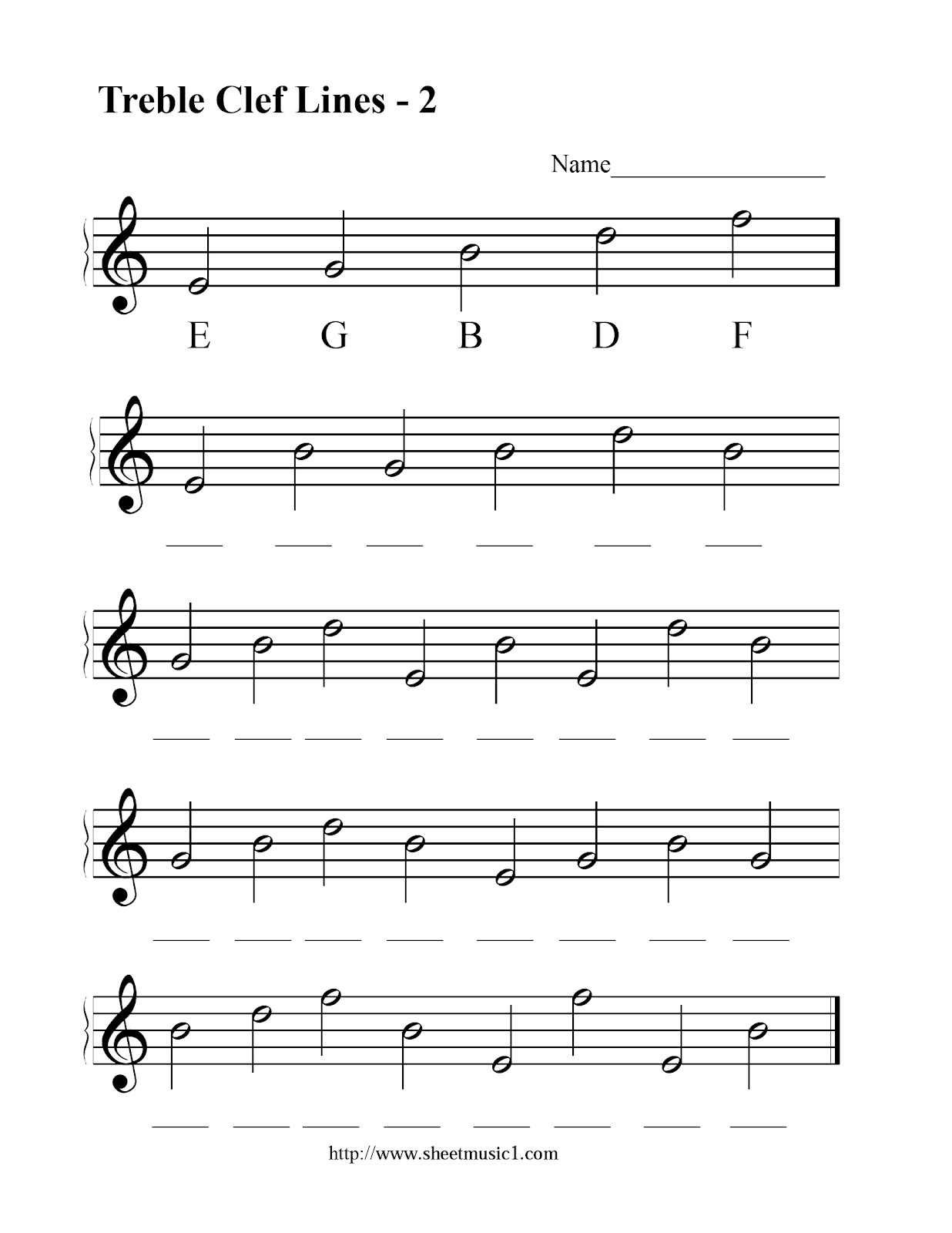 Miss Jacobson's Music: THEORY #6: TREBLE CLEF NOTE READING