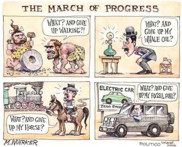 The March of Progress - Joining the dots