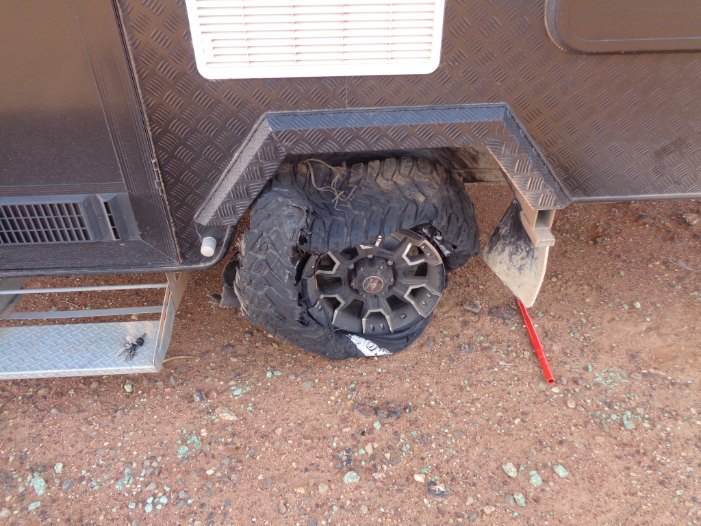 Jervoise Station, Queensland 2016: Now, that's a blow out!!