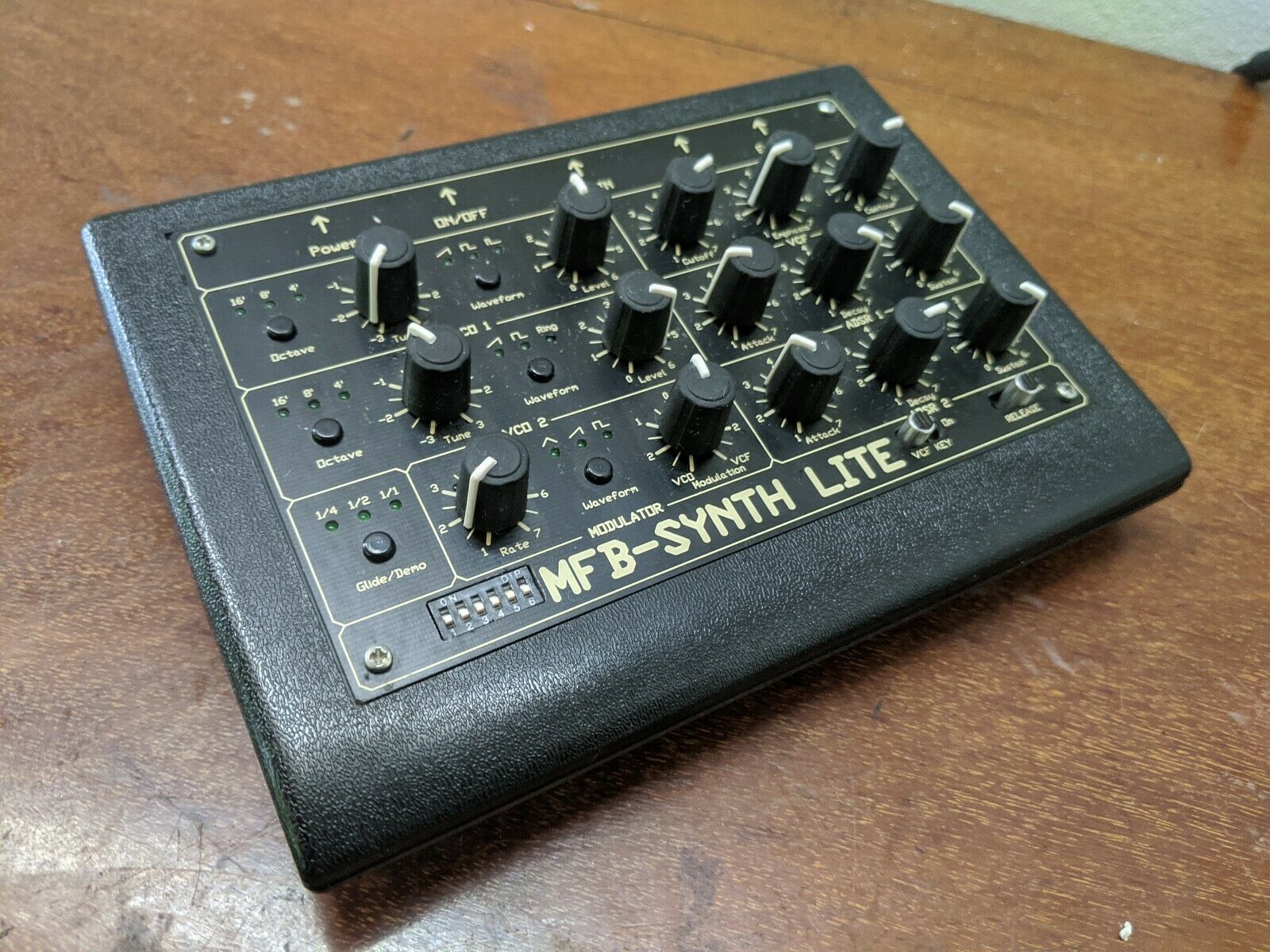 MATRIXSYNTH: MFB Synth Lite w/ Custom Wood Stand