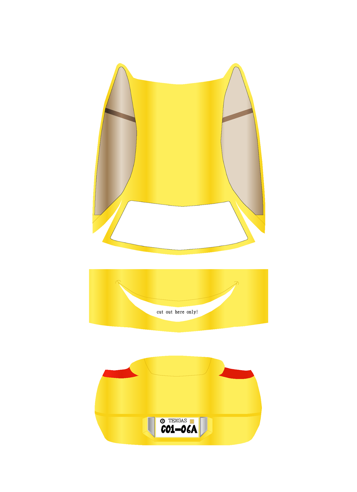 papermodelmatersexclusive's: the all new cars 3 CRUZ RAMIREZ PAPERCRAFT ...