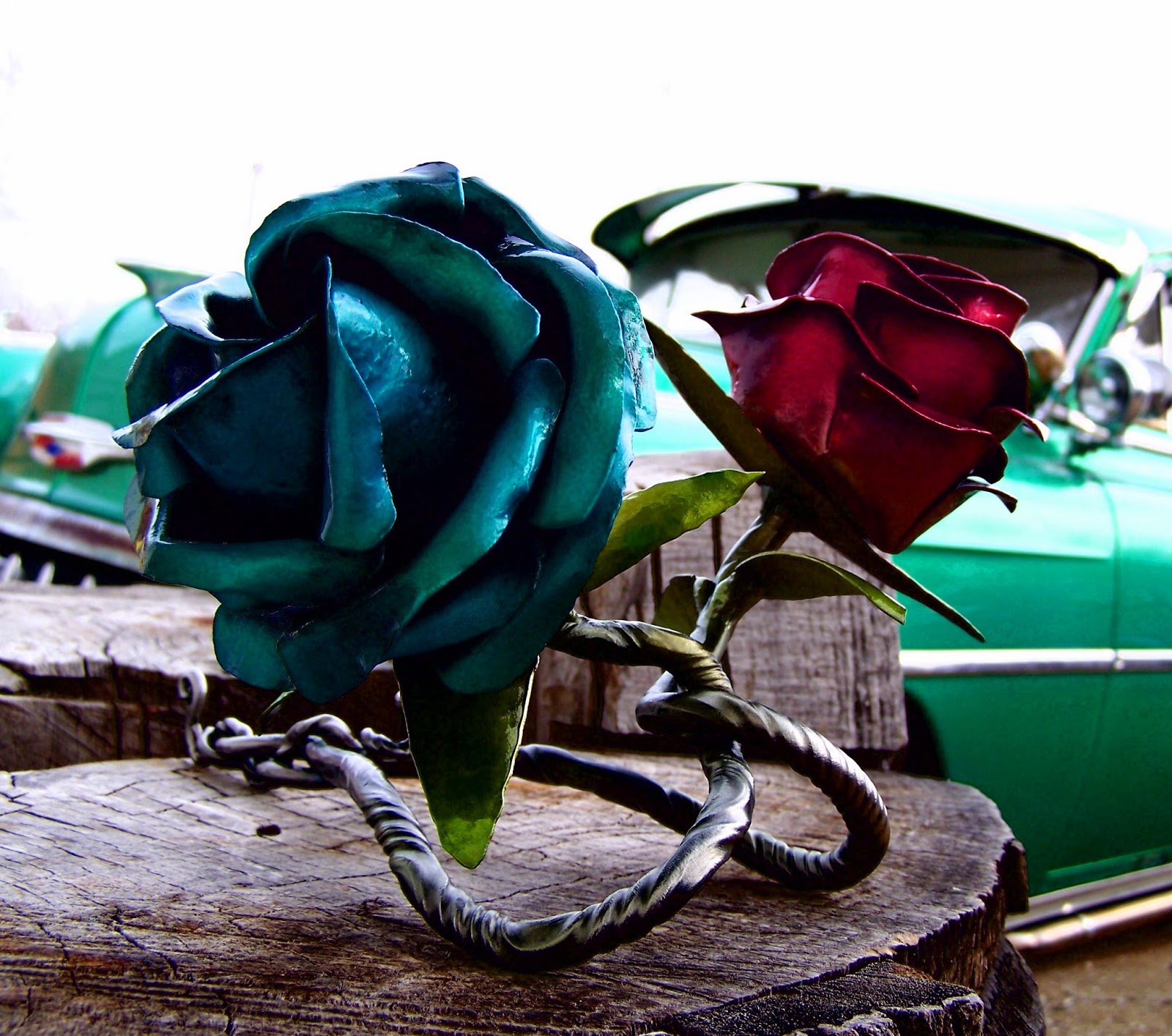 Moody's Garage: Hand Forged Double Rose