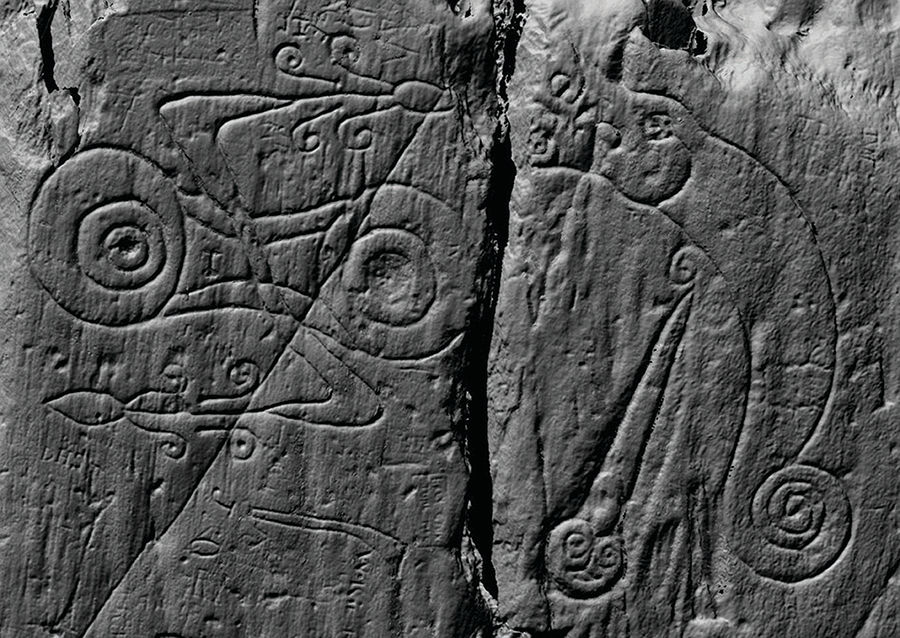 Rock Art Blog: AN ANCIENT PICTISH WATER MONSTER'S RESEMBLANCE TO THE ...