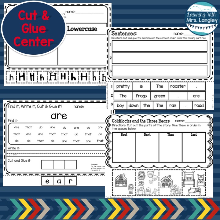 Centers Organization | Learning with Mrs. Langley