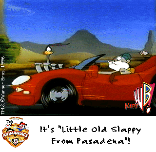 Slappy meets the Road Runner