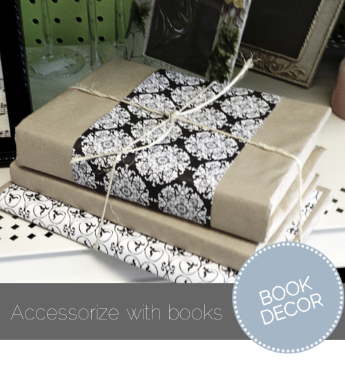 25 ways to decorate with books...free bookplate printable and thankful ...