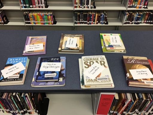 DCG Middle School Library: Biographies & Databases Tic-Tac-Toe