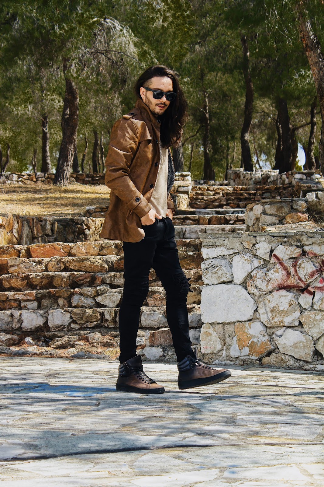 Charlotte's lookbook : MEN-STYLE; EPAULET EMBELLISHED JACKET @ROSEGAL