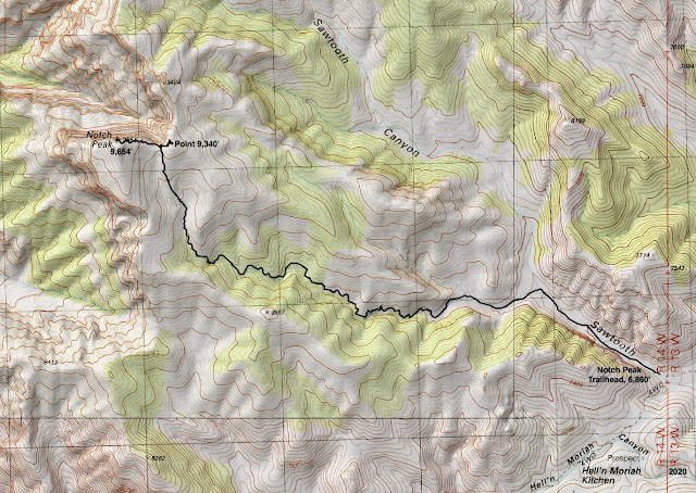 Earthline: The American West: Notch Peak, 9,654', House Range, Utah's ...