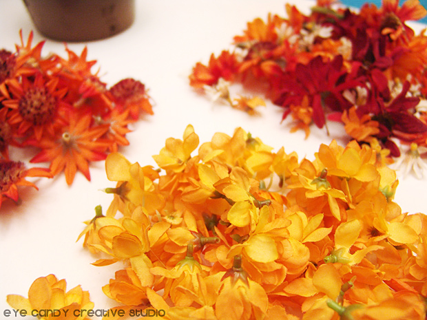 Eye Candy Creative Studio: CRAFT :: Fall Flower Topiary