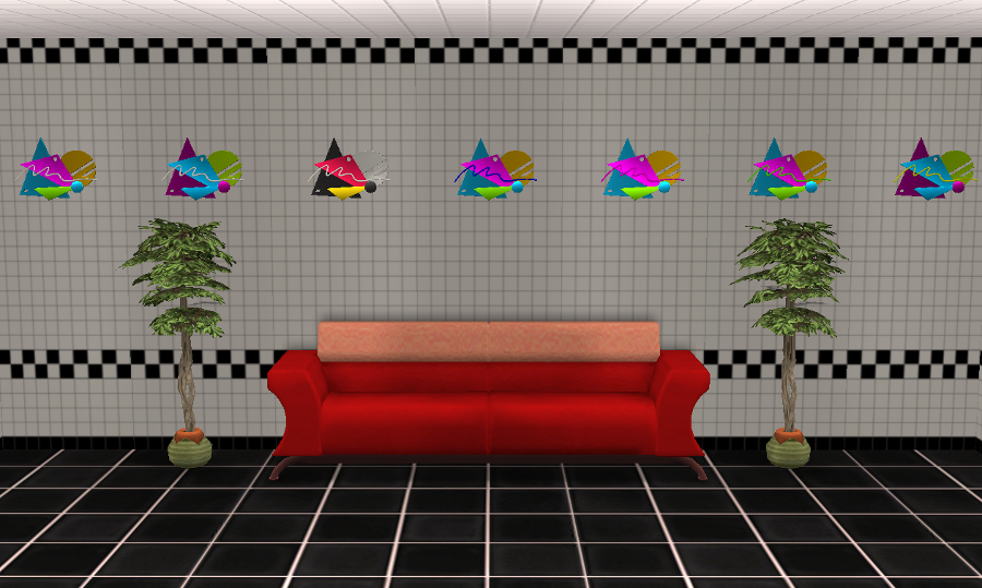 TheNinthWaveSims: The Sims 2 - 70's, 80's, 90's - 80's Wall Light (2 ...