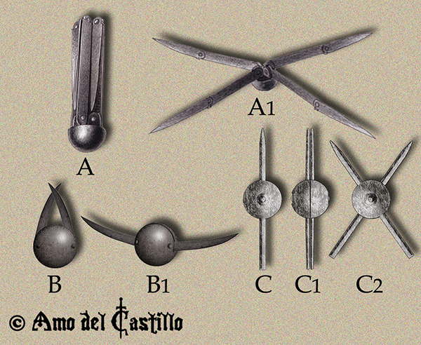 AMO DEL CASTILLO: Balas de artillería naval