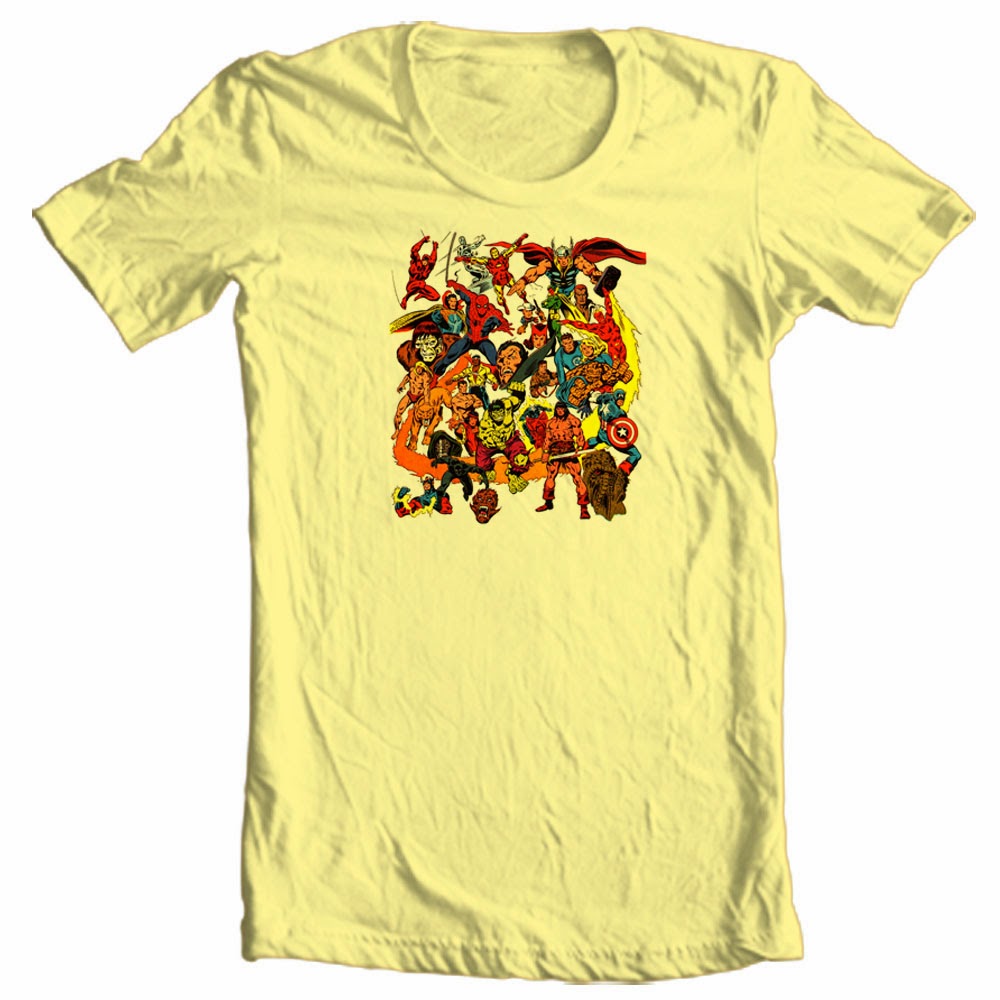 BLTees Graphic T-shirts: Marvel Comics 70's & 80's Style - When We Were ...