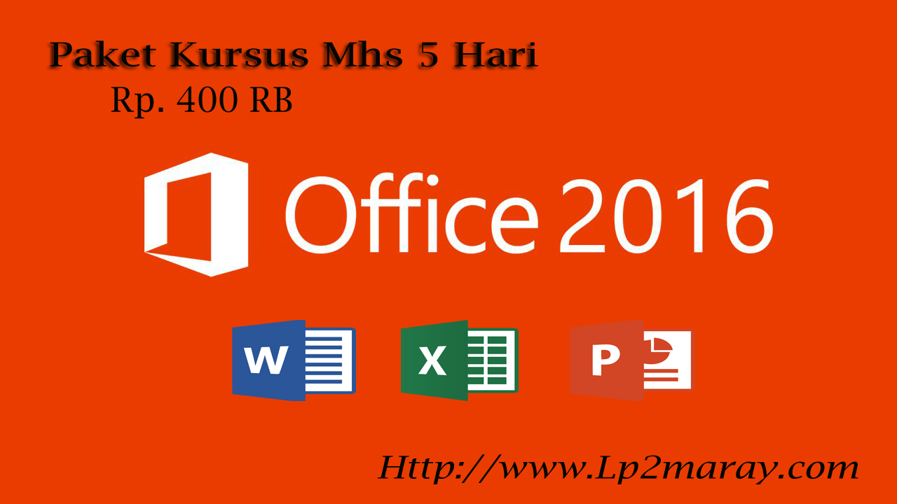 Kursus Ms.Office 2016 - Kursus Jakarta