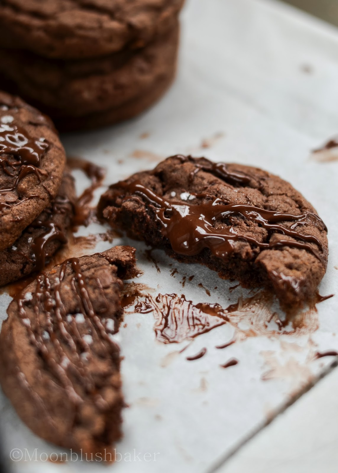 Behind the baker /-/ Salted Quadruple Chocolate Chip Cookies | The ...