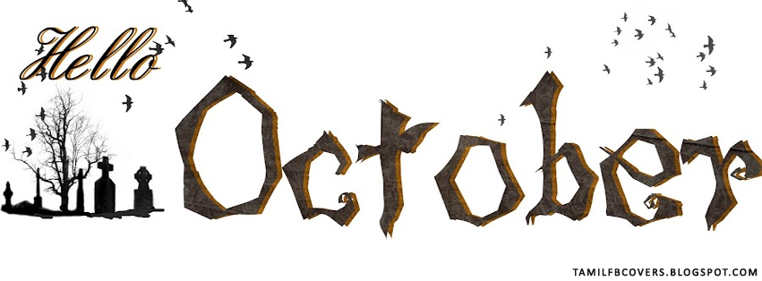 My India FB Covers: Hello October Haloween style - Greetings FB Cover
