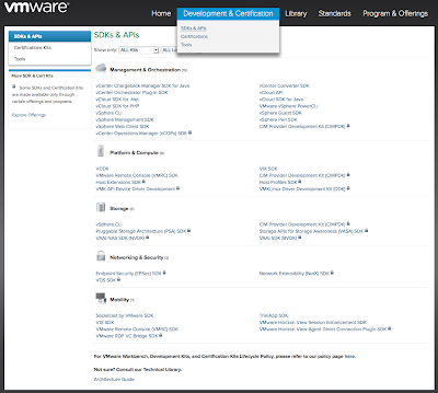 Check out the new and improved VMware Developer Center!