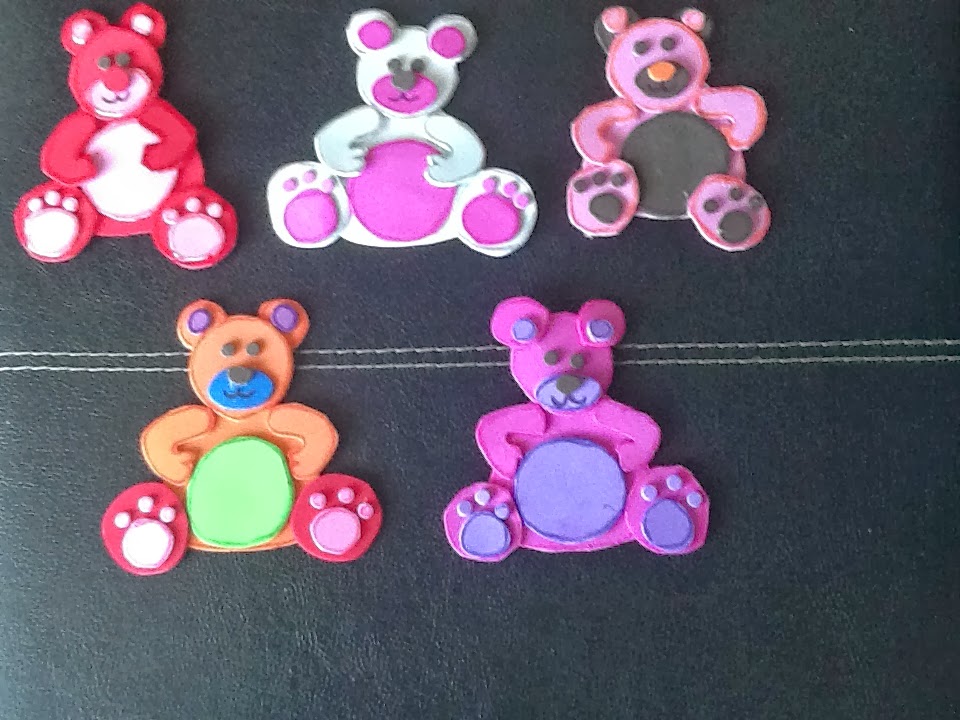 mis primeras artes: MIS OSITOS DE FOAMI