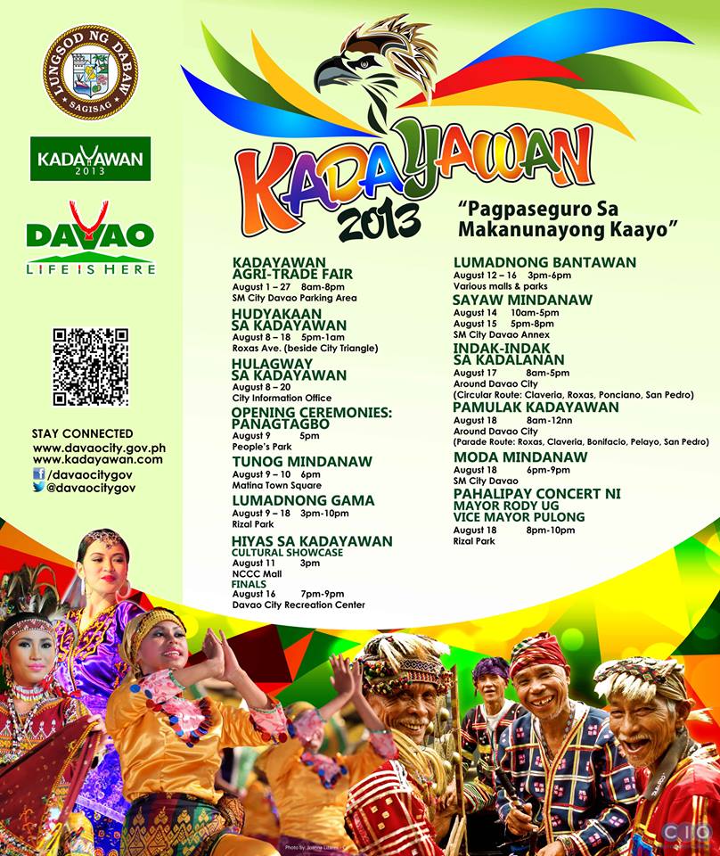 Pinoy Festivals: Kadayawan Festival 2013 Schedule of Activities | Blogs ...