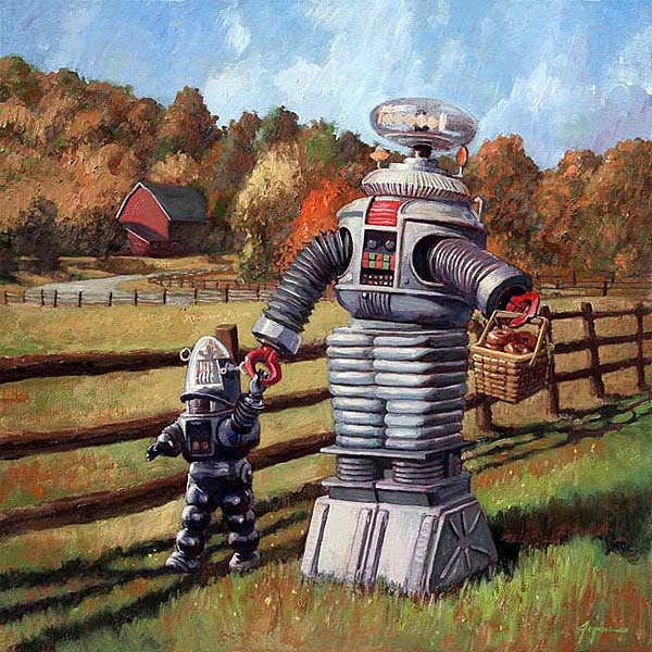 Retrofuturism - Design and Art : Robots