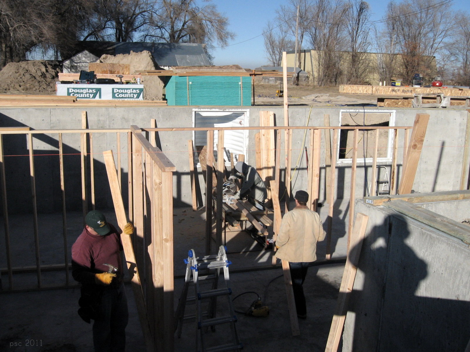 Pickup Some Creativity: Framing has begun