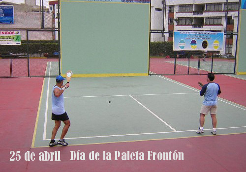 25 de Abril - Día de la Paleta Frontón
