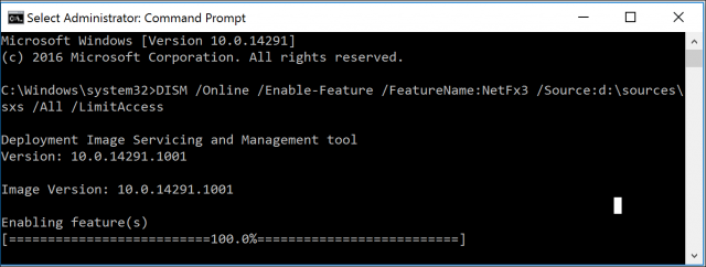 INTERNET2TRICKS: How To Install or Enable .NET Framework In Windows 10