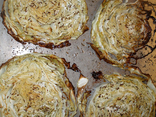 oven roasted cabbage