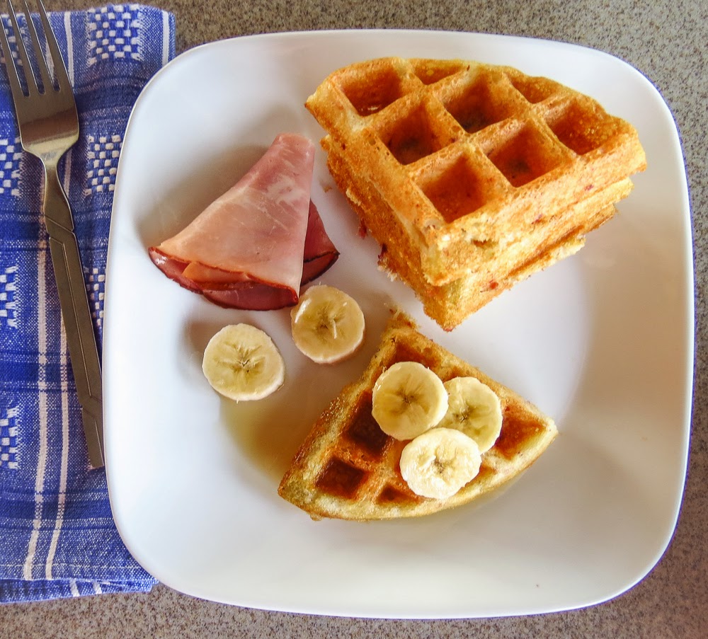 OnTheMove-In the Galley: Sourdough Ham and Cheese Waffles