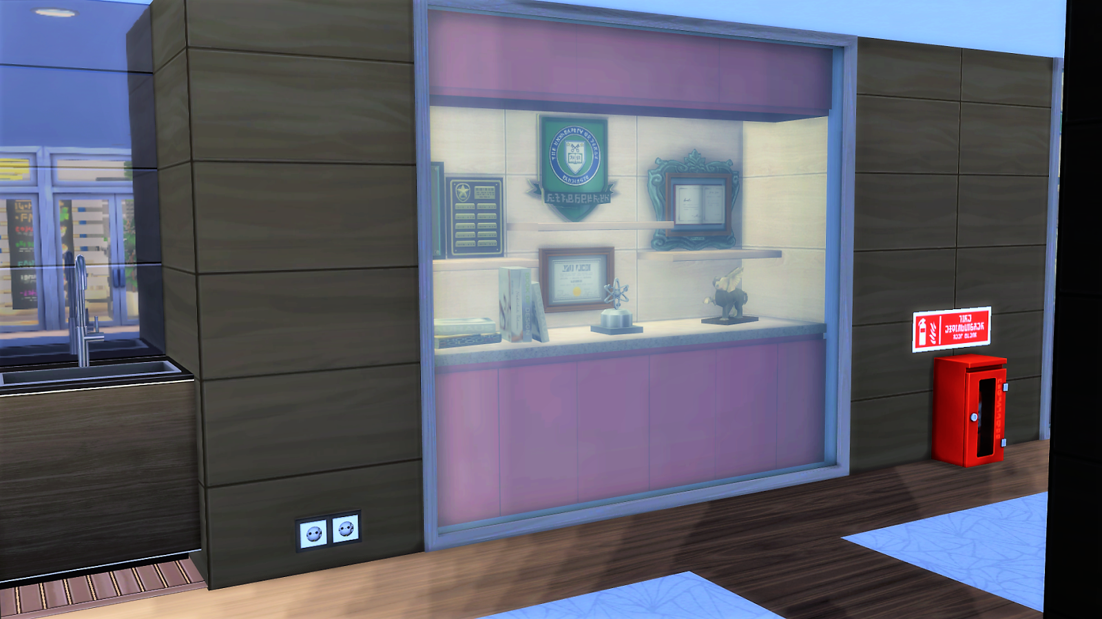 sim house design workshop: Sims 4 Rainbow High School ----- 七彩中学