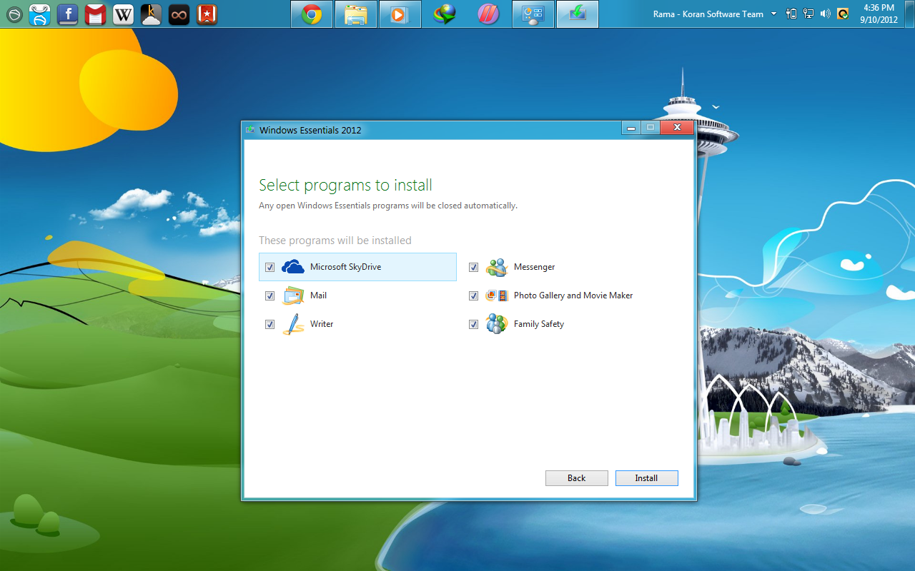 Windows Essentials 2012 - Cari Duit di Blog