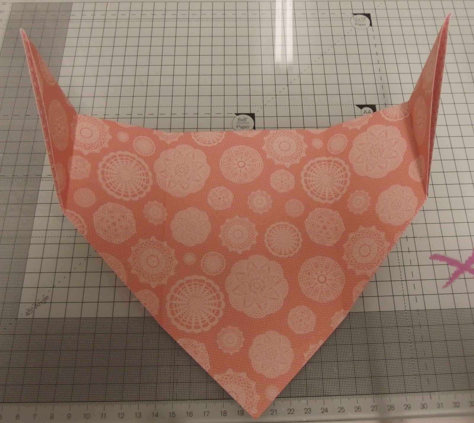 Night Owl Designs: Triangle Fold Card Tutorial
