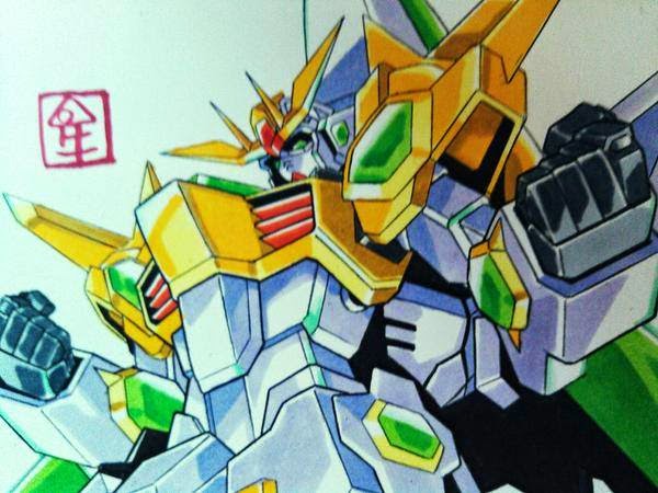 Star Winning Gundam Real Mode with Animated GIF