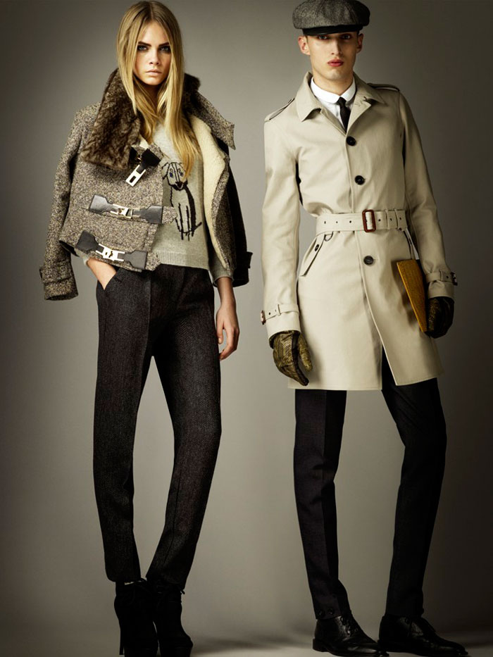 Smartologie: Burberry Pre-Fall 2012 Collection - Model: Cara Delevingne