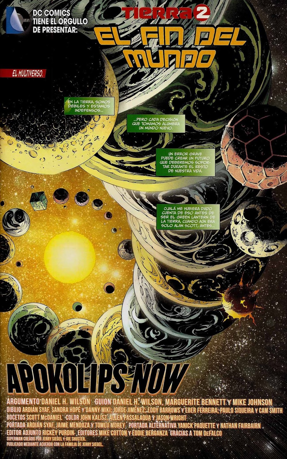 Galicia Comic: Tierra 2 - El Fin del Mundo 1 (Earth 2: World's End 1 ...