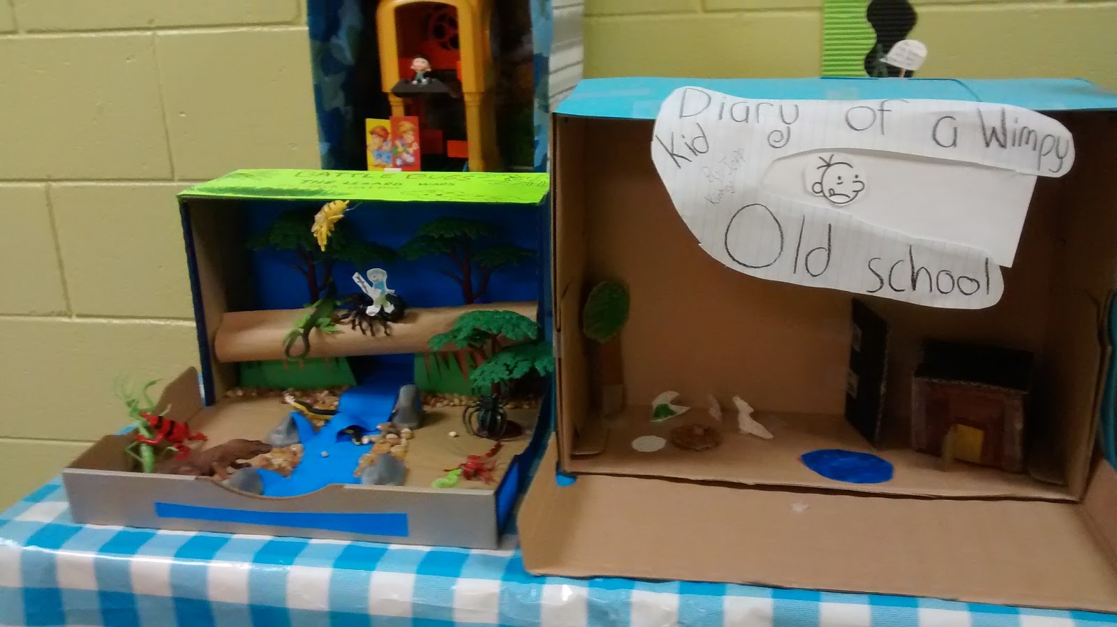 Mrs.Sanders 4th grade class: Our Amazing Diorama Fiction Book Reports