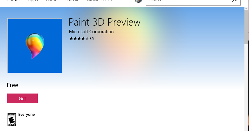 Hodentek: Paint 3D Debuts in preview for now