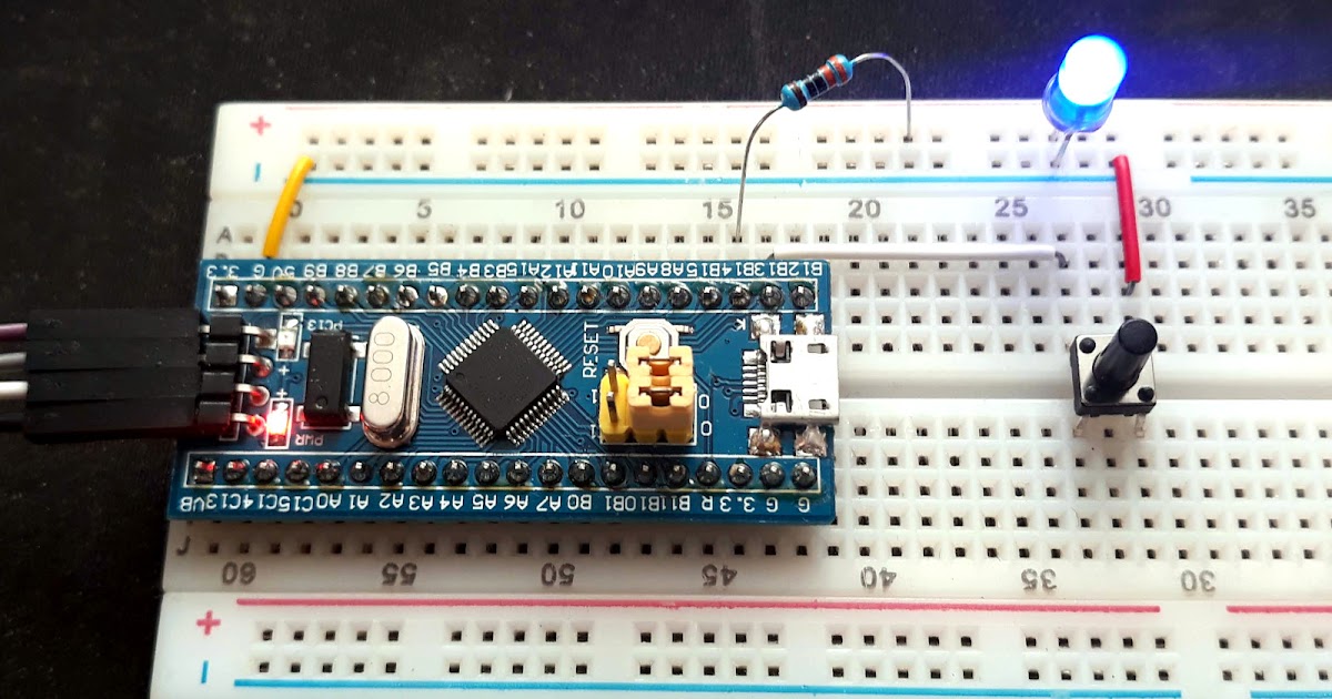 External Interrupts On Stm32 Bluepill · One Transistor