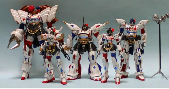 Gundam x "The iDOLM@STER Movie" Crossover Custom Build GunPla Model kits