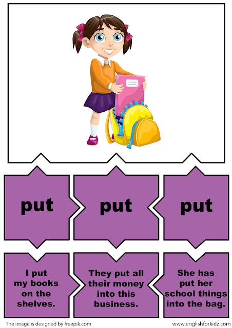 Irregular Verbs Puzzle Flashcards Part 3 irregular-verbs-puzzle-flashcards-part-3