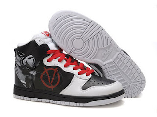 Nike SB Dunk Cartoon Shoes : Nike SB Dunk V for Vendetta Shoes Horror Dunks