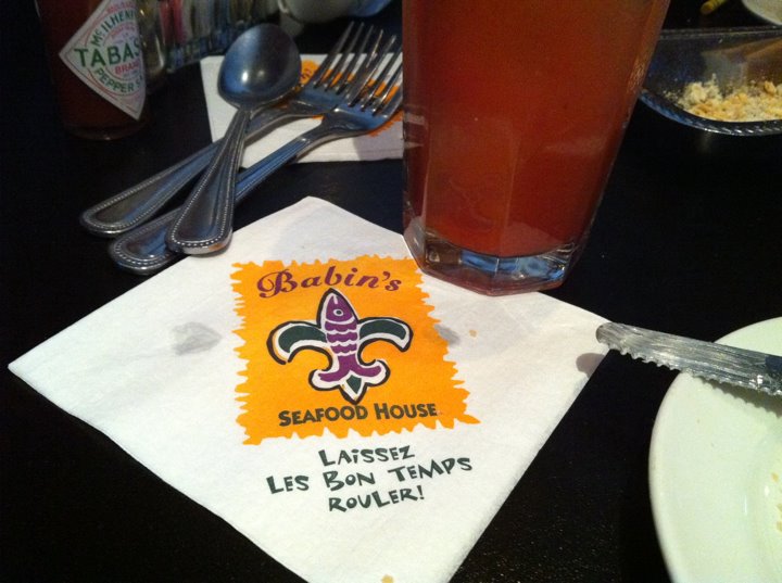 The Katy Critic: Restarant: Babin's Seafood Restaurant