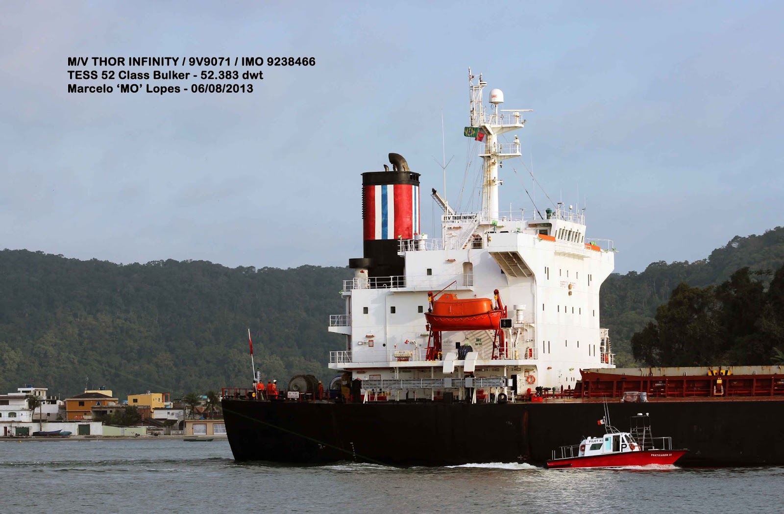 Santos Shiplovers: M/V Thor Infinity / 9V9071 - Classe TESS 52 ...