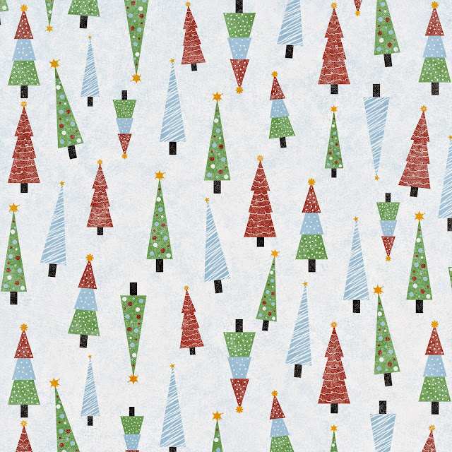 Hermosa colección de papeles de Navidad | Arte digital